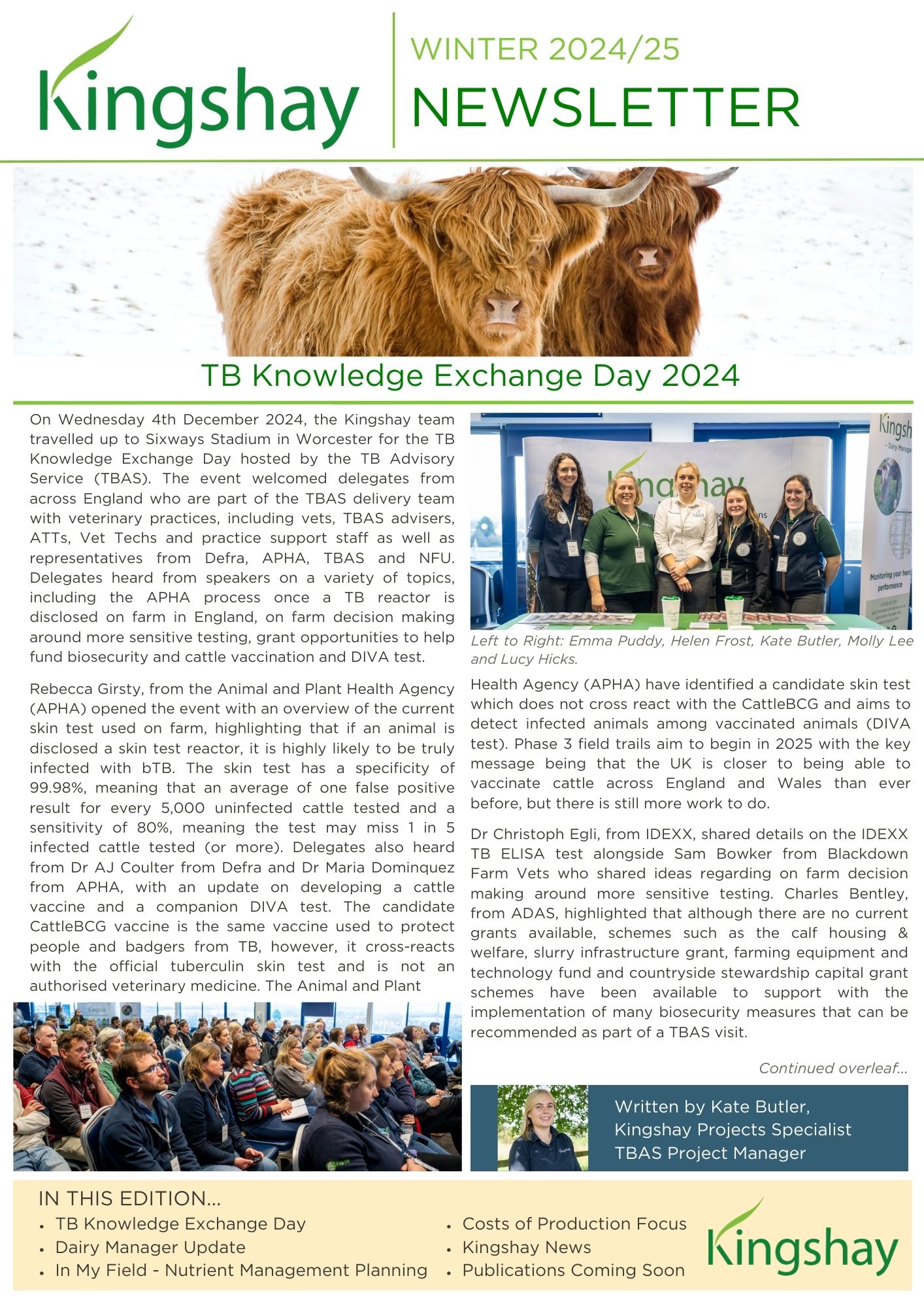 Winter 2024 Newsletter - Kingshay